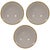 Set of Three Wall Mount Disk Fixtures | Chairish
