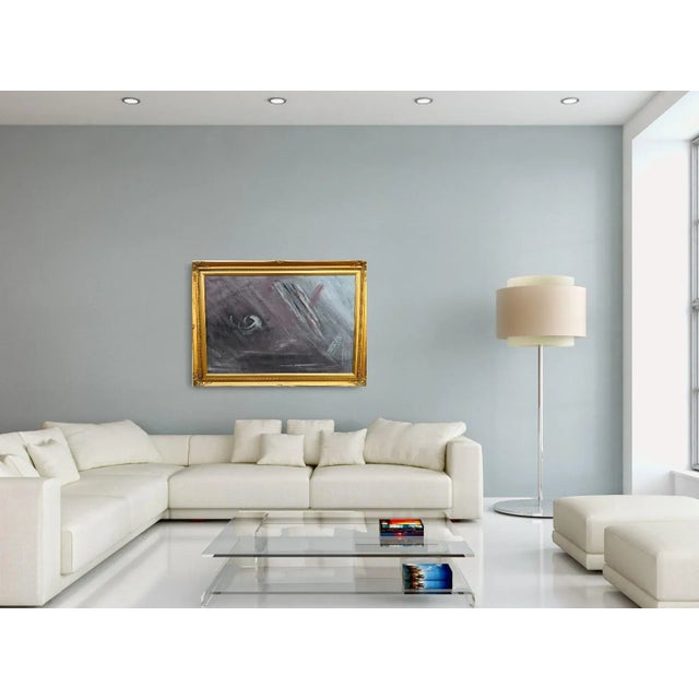 Large Scale Original Contemporary Abstract Painting Framed | Chairish