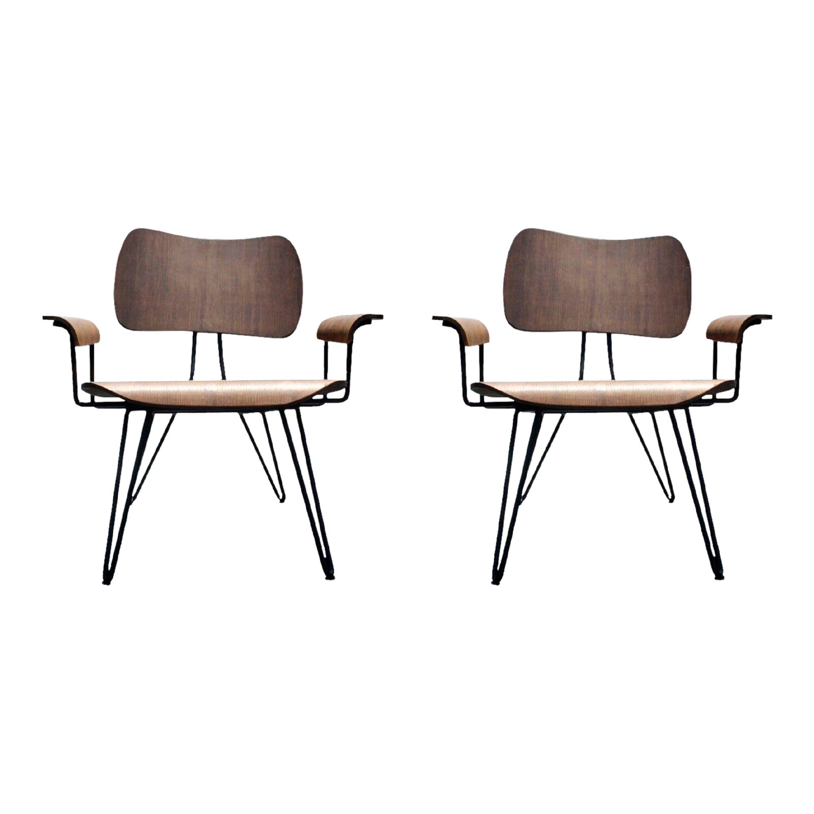 Late 20th Century Contemporary Modern Overdyed Lounge Chairs by Diesel ...