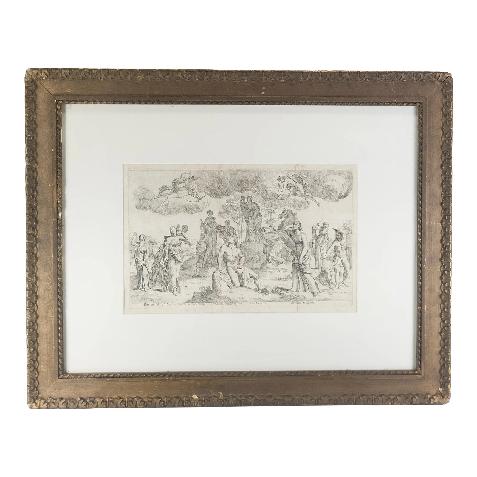 17th Century French Copper Engraving Print by Francis Perrier | Chairish