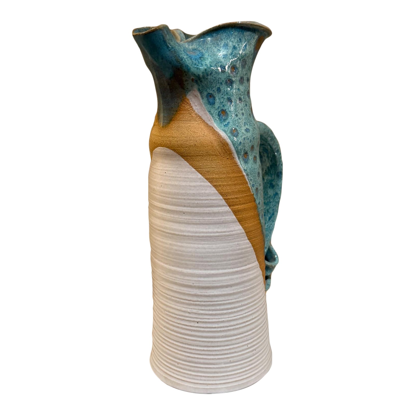 Modern Vintage Alan Snider Pottery Pitcher Hand/Wheel Thrown Earthware ...