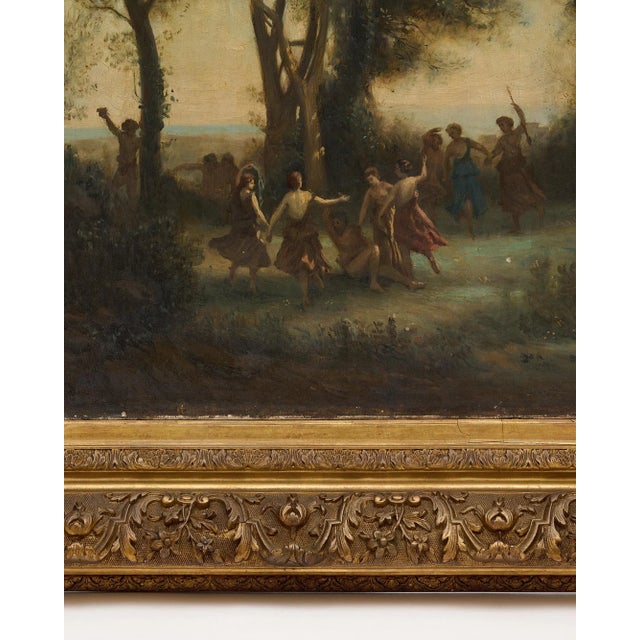 19th Century Oil Painting of Dance of the Nymphs | Chairish