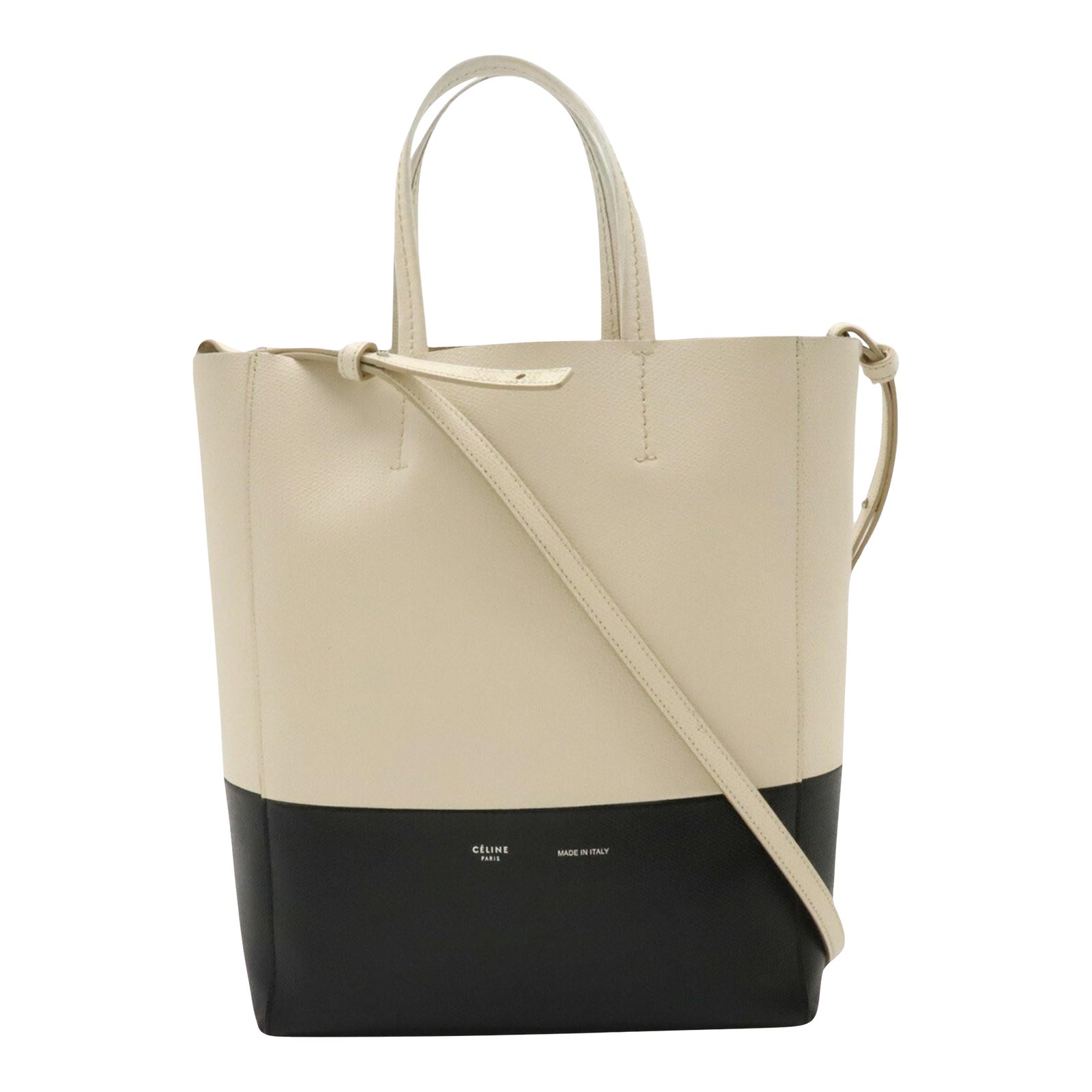 Celine Vertical Cabas Tote | Chairish