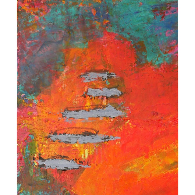 2000 “Saturday Morning” Modern Red, Blue, and Green Abstract ...