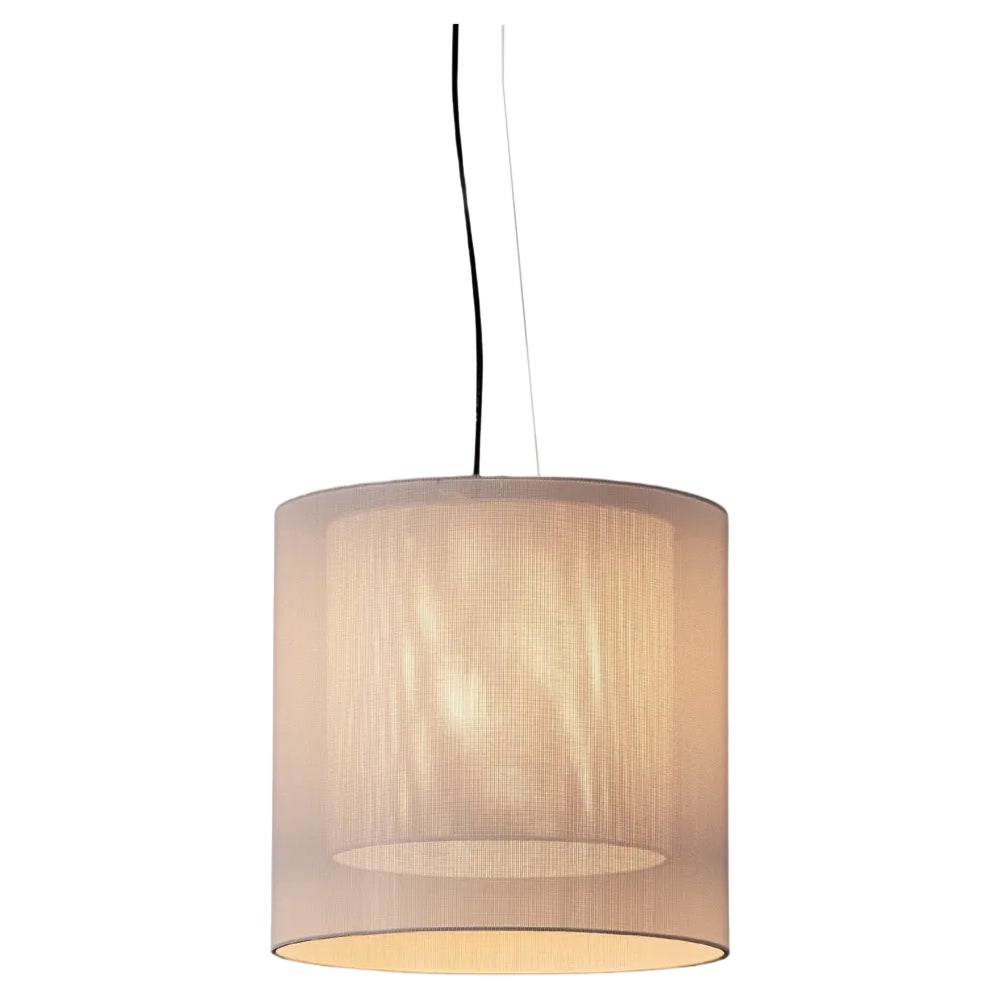 White Moaré MS Pendant Lamp by Antoni Arola | Chairish