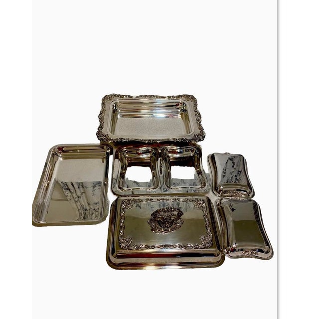 Large Vintage Wallace Baroque Silverplate Entree, Soup/Stew Covered ...