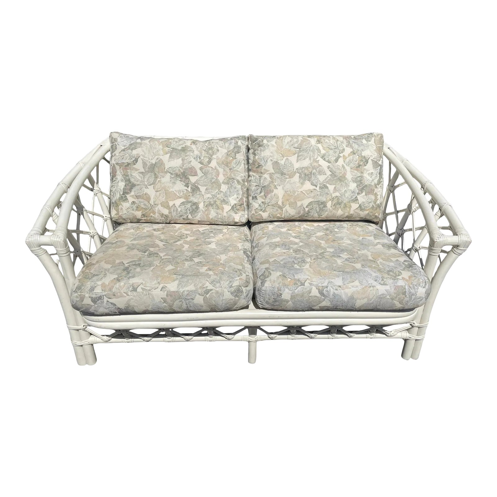 Vintage Rattan Couch Ficks Reed Patio Furniture Rattan White Vintage ...