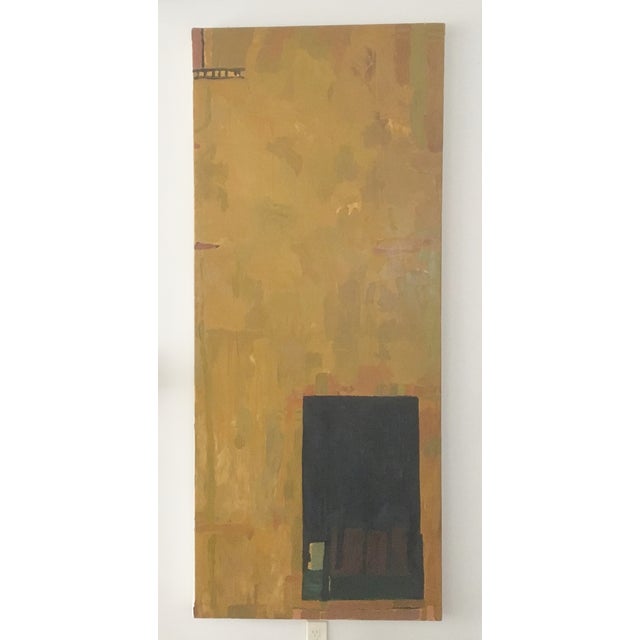 Vintage Oversized Abstract Painting Paul Rinaldi | Chairish