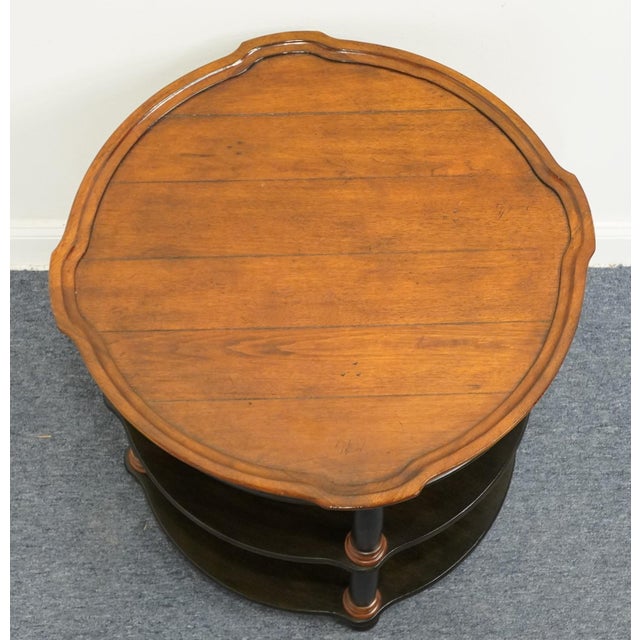 Hekman Furniture Contemporary Modern Two Toned 30" Round Accent Library ...