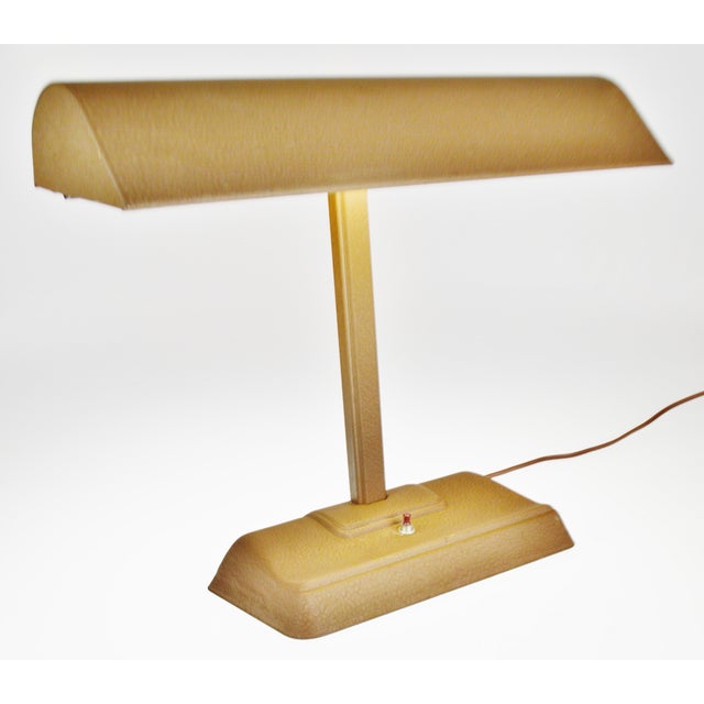 Mid Century Modern Metal Bankers Desk Lamp | Chairish