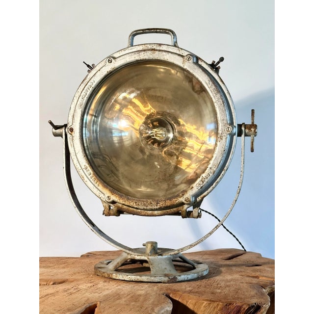 Vintage General Electric Nautical Ship Spotlight, Search Lamp 1940 ...
