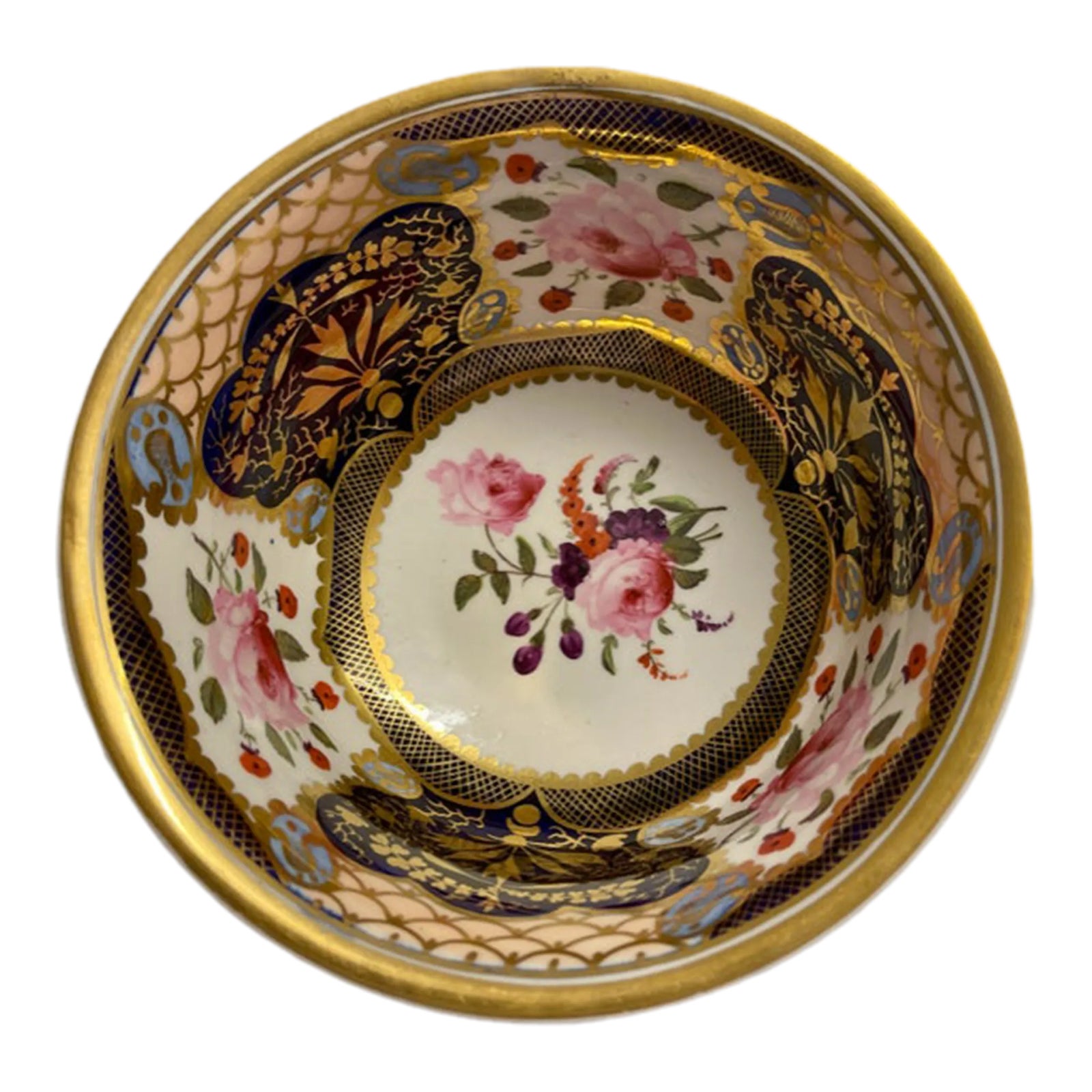 1815 Coalport Porcelain Waste Bowl, Painting Attributed to John Rose ...