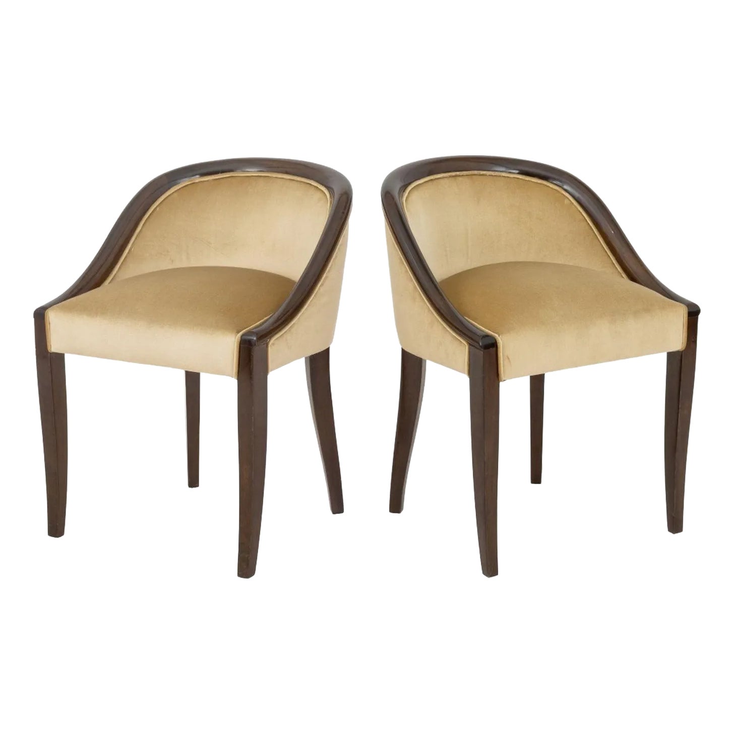 Maison Dominique Sycamore Liberte Chairs, Pair | Chairish