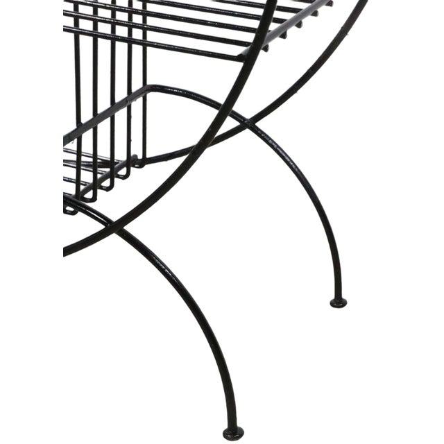 Circular Mid Century Wire Plant Stand | Chairish