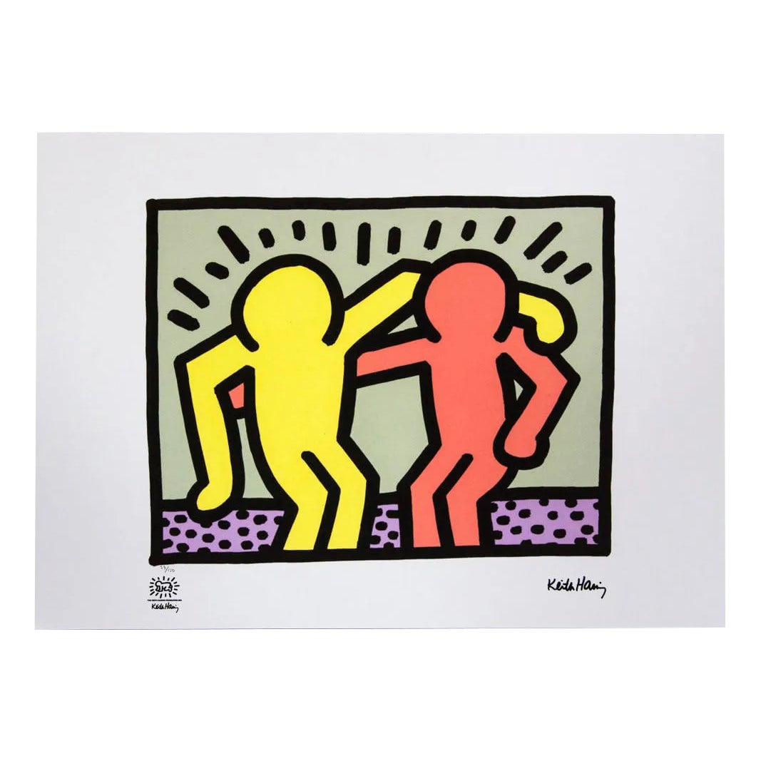 Keith Haring, Best Buddies, High End Offset Print, 1970s, Ink & Paper ...
