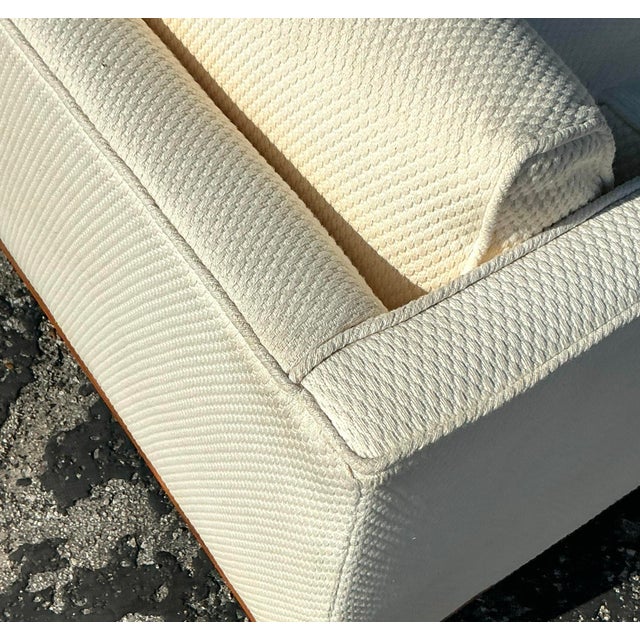 Vintage Mid-Century Modern Chrome Band Sofa | Chairish