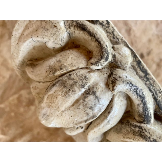 Late 19th Century Victorian English Terracotta Corner Frieze Fragment ...