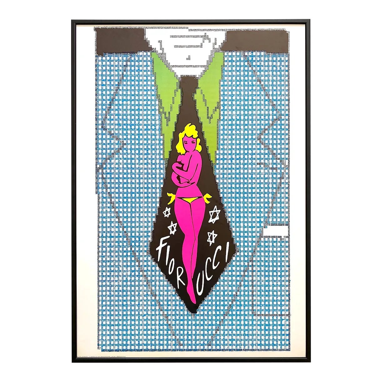 Fiorucci Vintage 1976 Postmodern New Wave Italian Fashion Lithograph ...