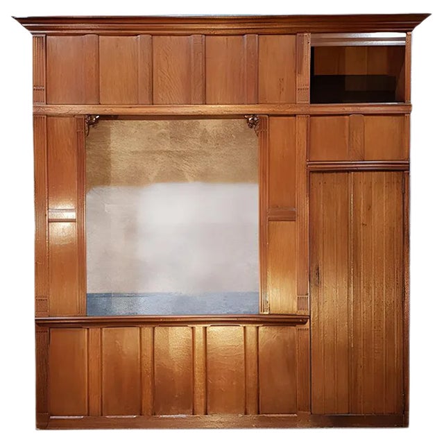 Antique Dutch Wooden Bed Box | Chairish