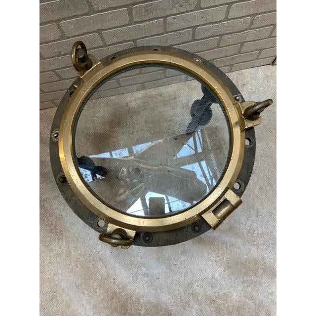 Vintage Custom Made Nautical Style Solid Brass Voyager Ship Porthole ...
