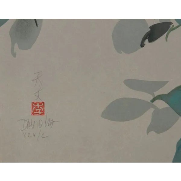 David Lee, "Pink Roses (8)," Lithograph | Chairish