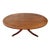Vintage Council Inlaid Mahogany Oval Coffee Table W/Brass Capped Feet ...
