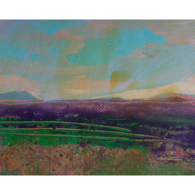 1980s "West" Abstract Landscape Acrylic Painting by Harry Hilson | Chairish