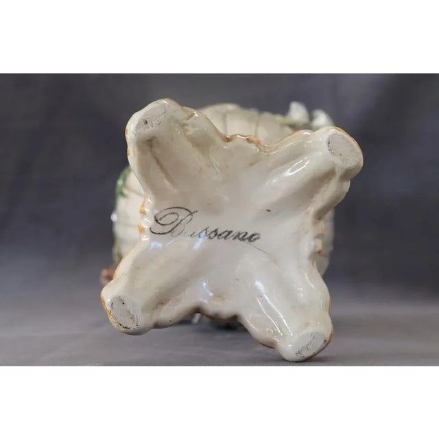 Hand-Painted Ceramic Vase by Bassano, 1990s | Chairish