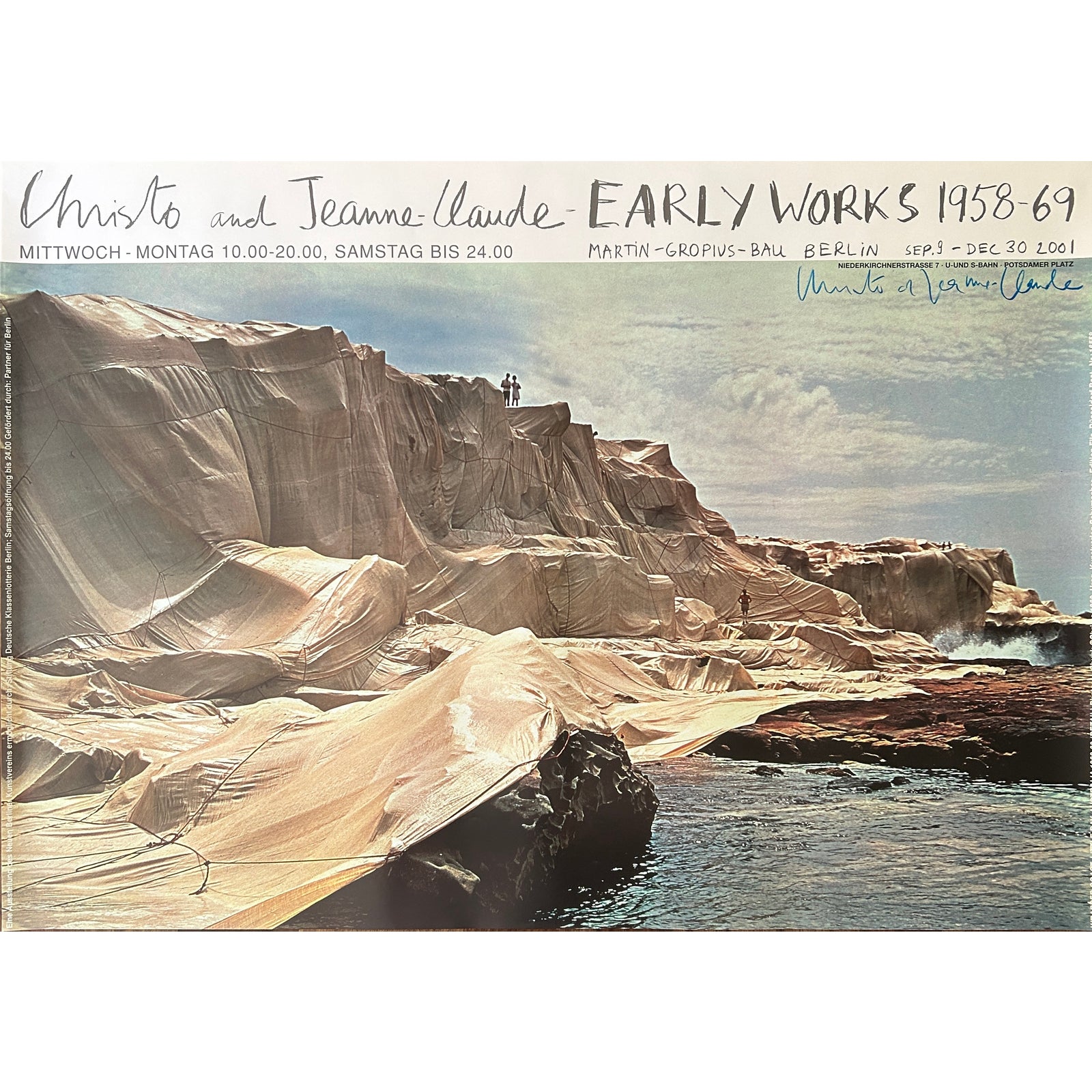 Christo and Jeanne-Claude 'Wrapped Coast 'Little Bay, Australia Signed ...