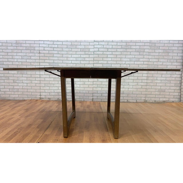 Mid Century Modern G-Plan Style Walnut Fold Down Dining Table and 6 ...