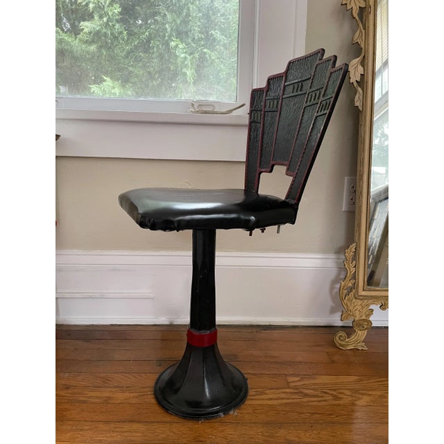 1930s Art Deco Soda Fountain Chair | Chairish