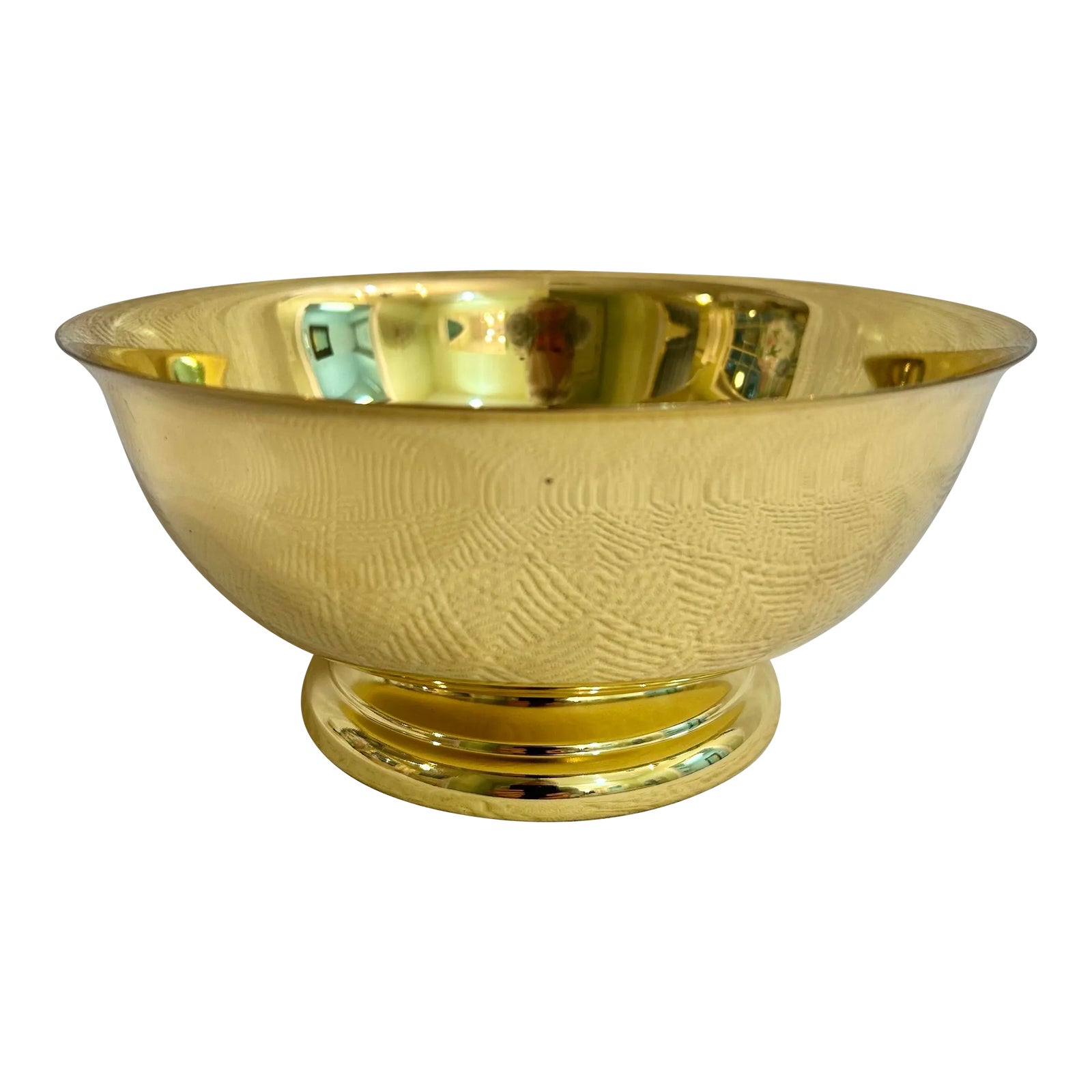 1980’s Baldwin Brass “Benchmark” 8” Revere Bowl | Chairish