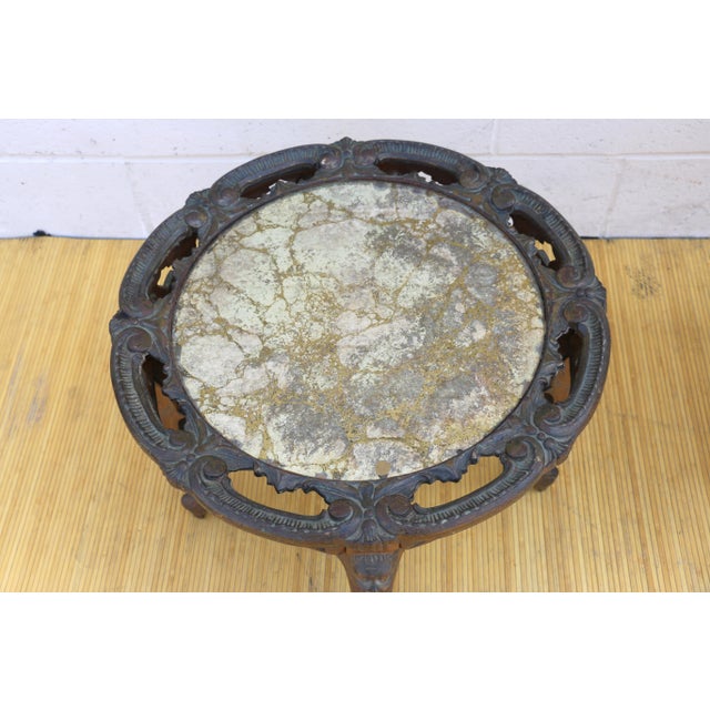 Vintage Pair of Metal Cherub Angel Side/End Table With | Chairish