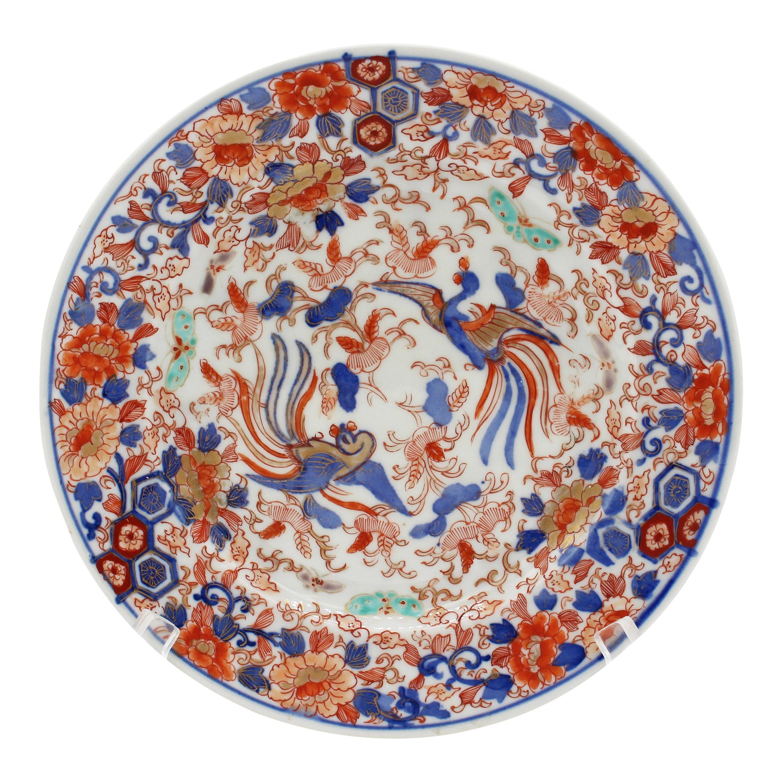 Late 19th Century Meiji Period Japanese Imari Plate | Chairish
