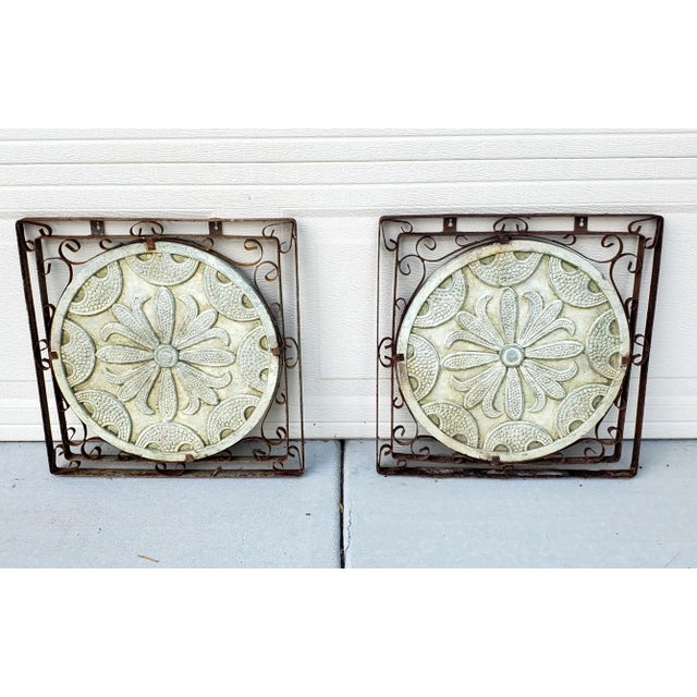 square wall medallion