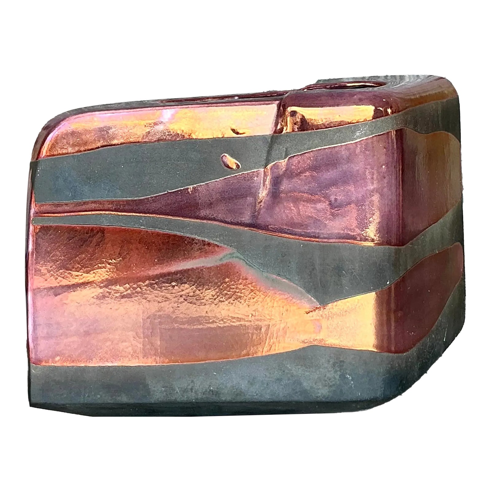 Vintage Boho Tony Evans Vase | Chairish