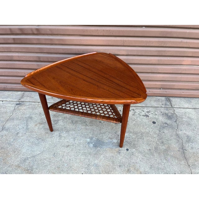 1950s Vintage Mid Century Danish Modern Teak Guitar Pick Table by Poul ...