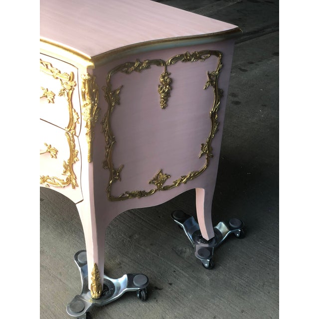 Blush Pink Chest of Drawers French Style | Chairish