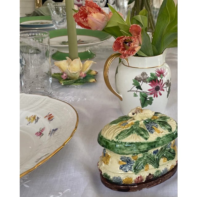 Meissen Porcelain Floral Platter, 19th Century | Chairish