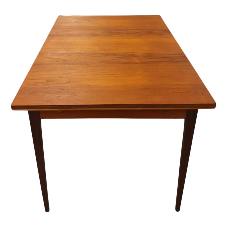 Vintage Extendable Teak Dining Table, 1960s | Chairish