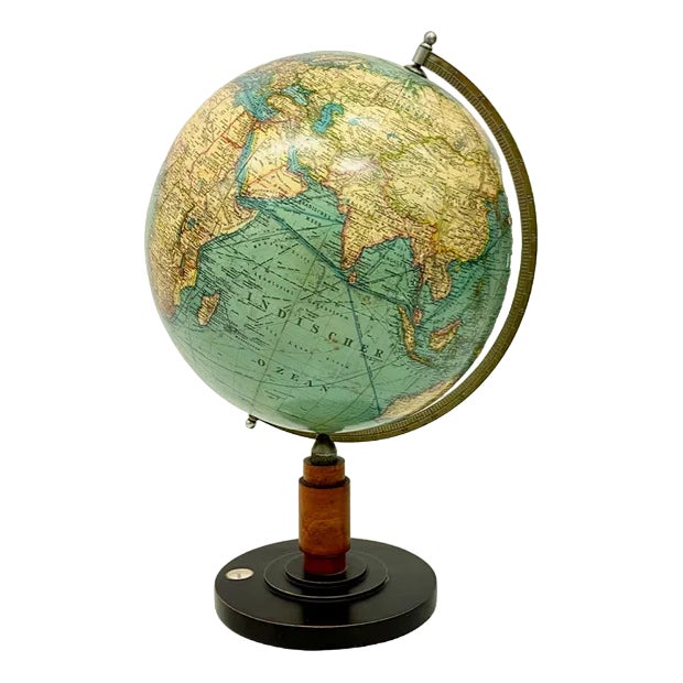 Art Deco Mangs New World Globe, 1936 | Chairish