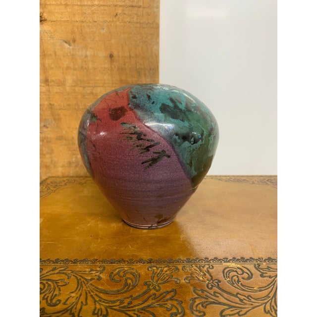 Vintage Late 20th Century Raku Vessel | Chairish