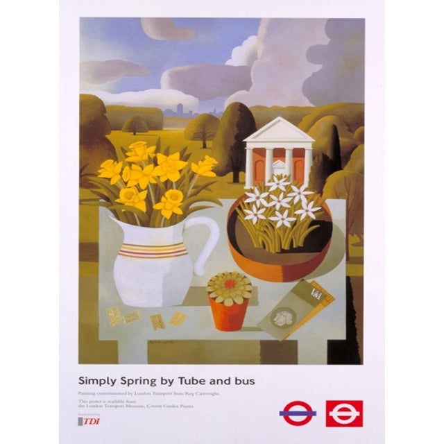 1997 Tfl Simply Spring by Tube and Bus Poster | Chairish