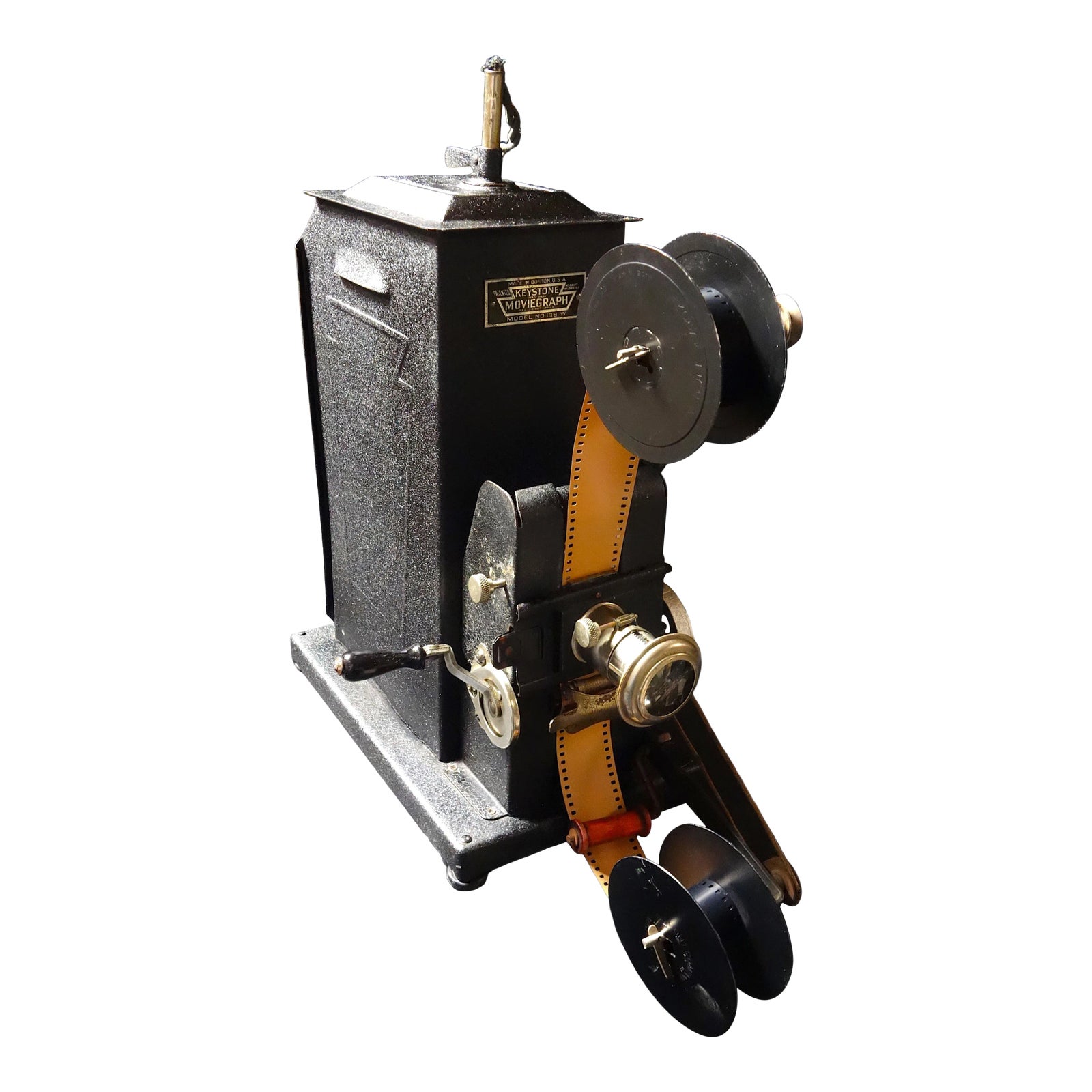 1920 Movie Graph 35mm Hand Crank Projector | Chairish