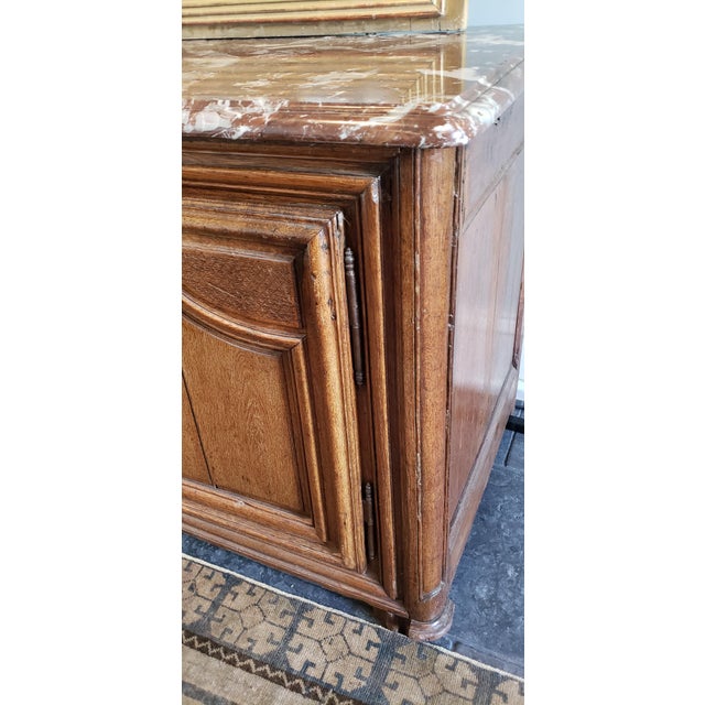 Traditional Marble Top Buffet | Chairish
