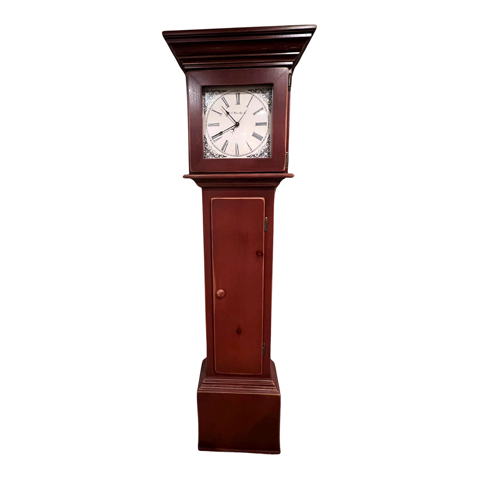 Late 20th Century E. N. Welch Mfg. Co. Grandfather Clock | Chairish
