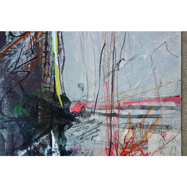 Modern Abstract Diptych Paintings Original | Chairish