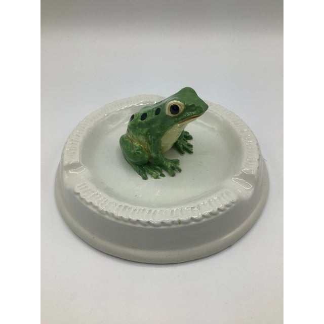 Vintage Italian Ceramic Frog Ashtray for Jay Wilfred | Chairish