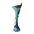 Late 20th Century Filip Ravert Tall Art Glass Vase With Bronze Overlay ...