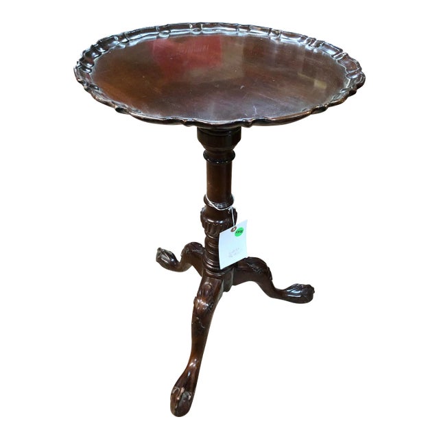 1960s Vintage High End Accent Table - Solid Mahogany - Hand Crafted by ...